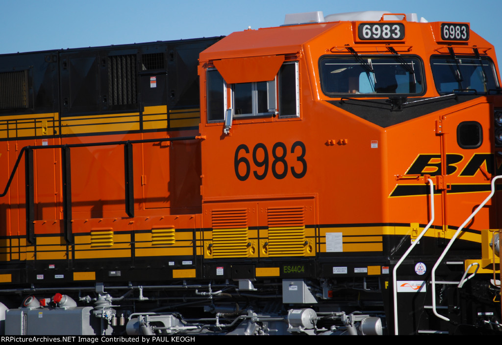 BNSF 6983 The Newest ES44C4 I've gotten This Year Out of GE Erie, PA.